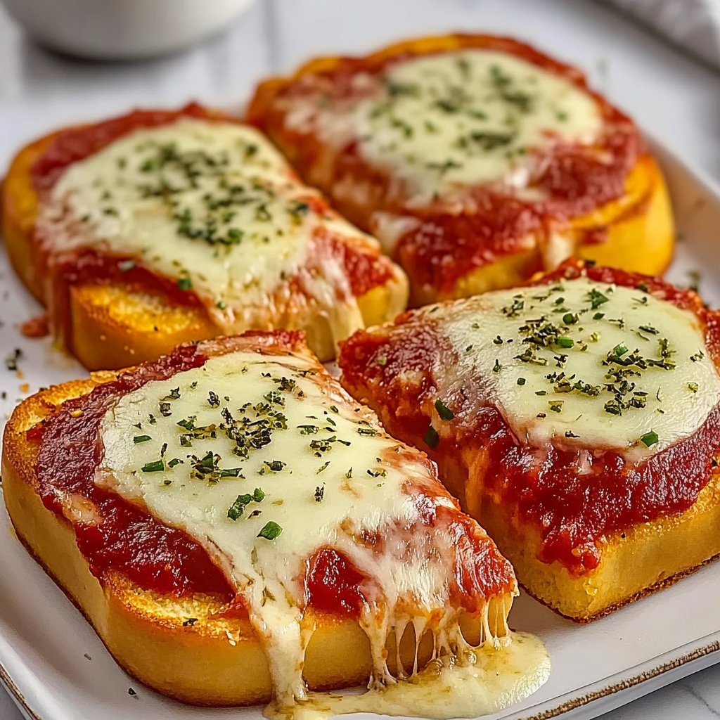 Texas Toast Garlic Bread Pizza