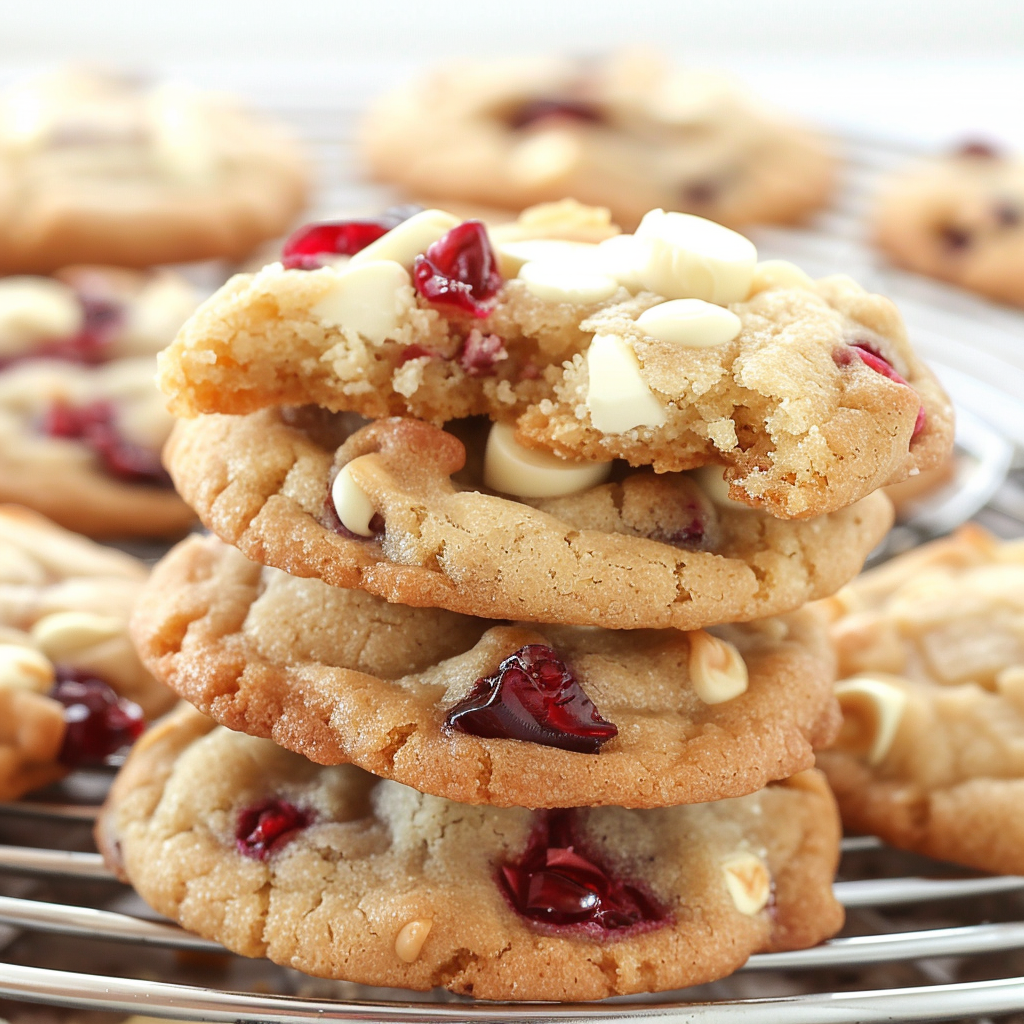White Chocolate Cranberry Cookies