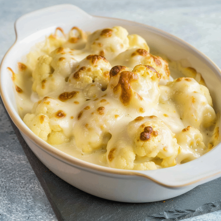 Creamy Cauliflower White Cheddar Cheese